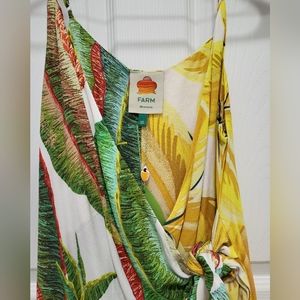 FARM Rio | Dresses | Farm Rio Azalea Forrest Mini Wrap Dress | Poshmark